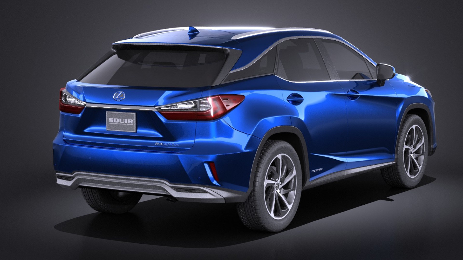 3d Lexus Rx 450 Model