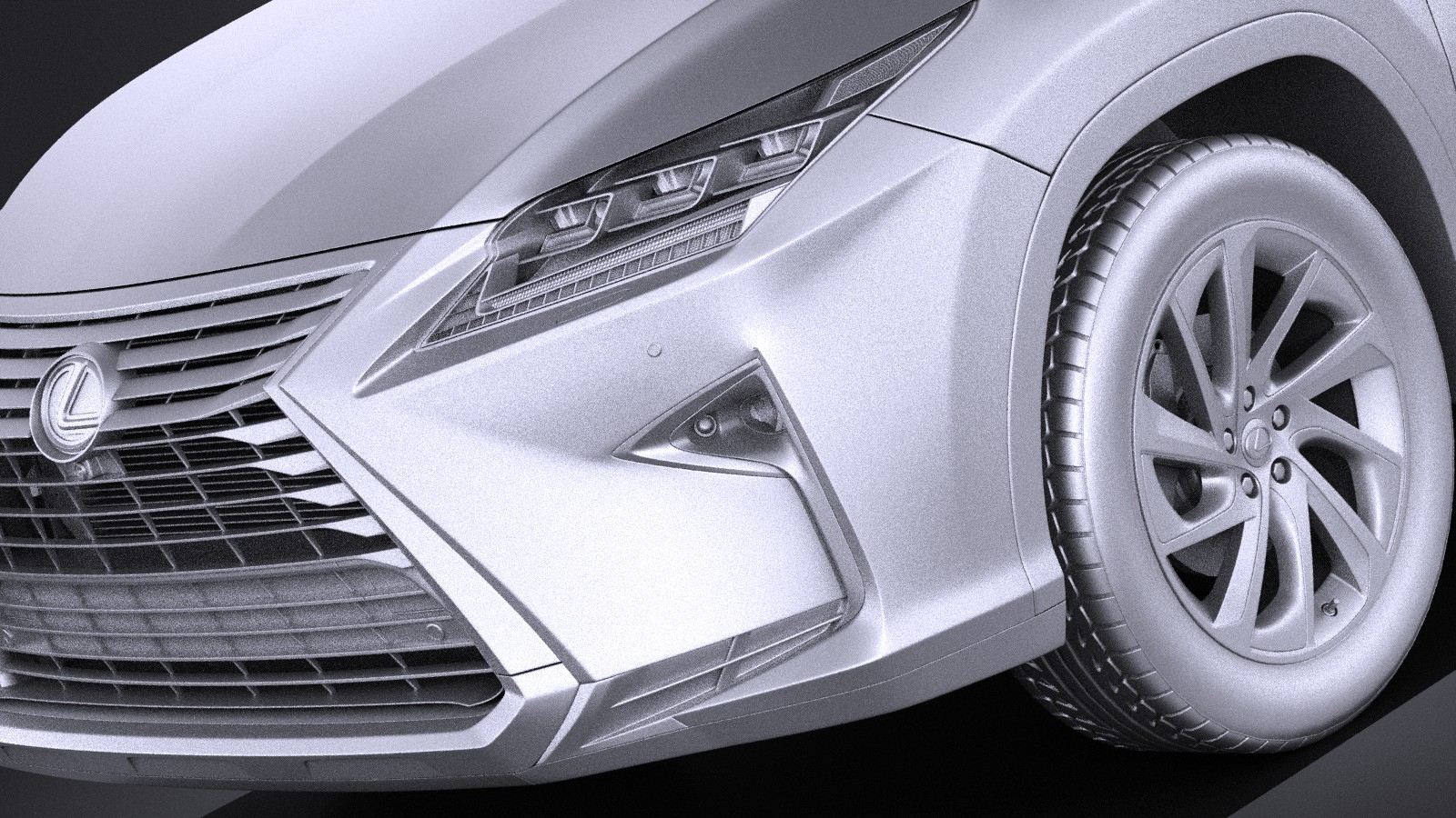 3d lexus rx 450 model