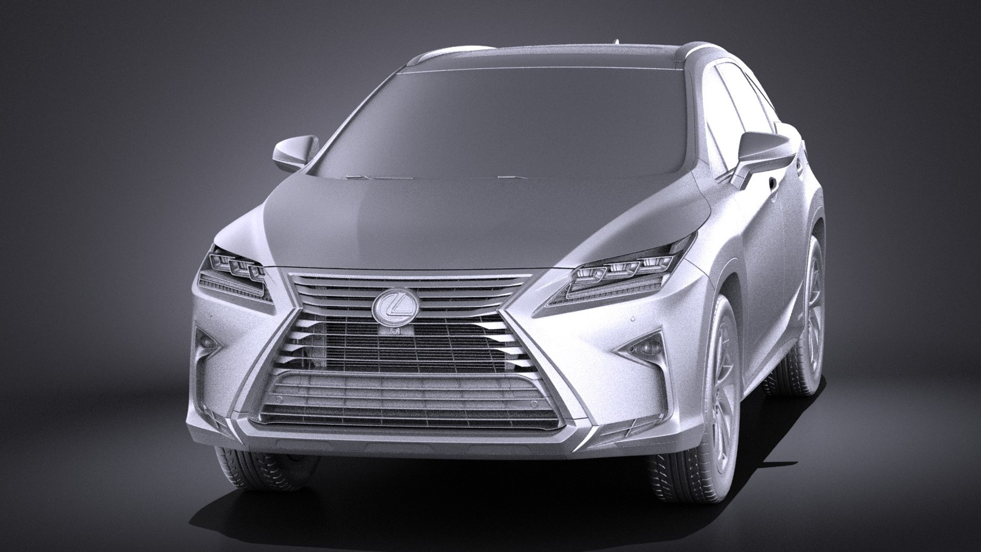 3d Lexus Rx 450 Model
