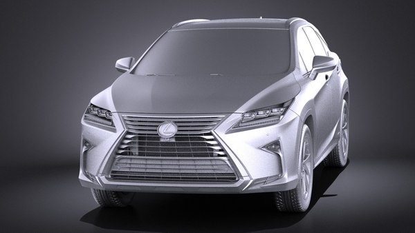 3d lexus rx 450 model