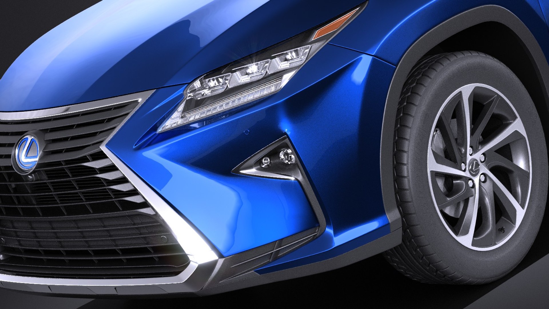 3d Lexus Rx 450 Model