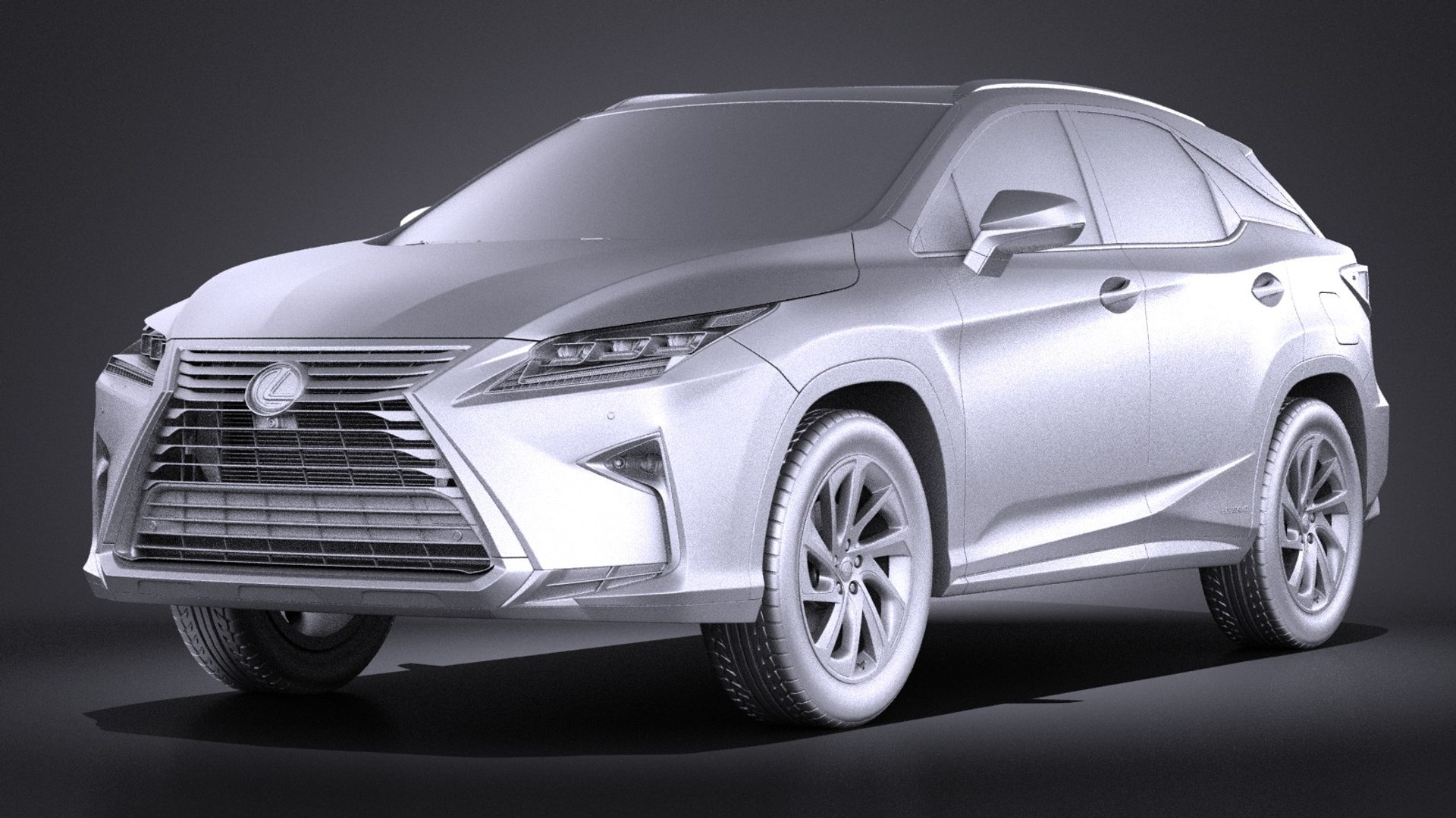 3d Lexus Rx 450 Model