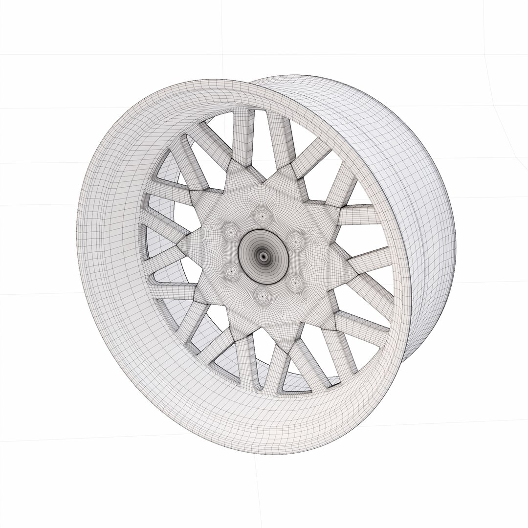 3D Car Alloy Rim 3d Model Model - TurboSquid 2385247