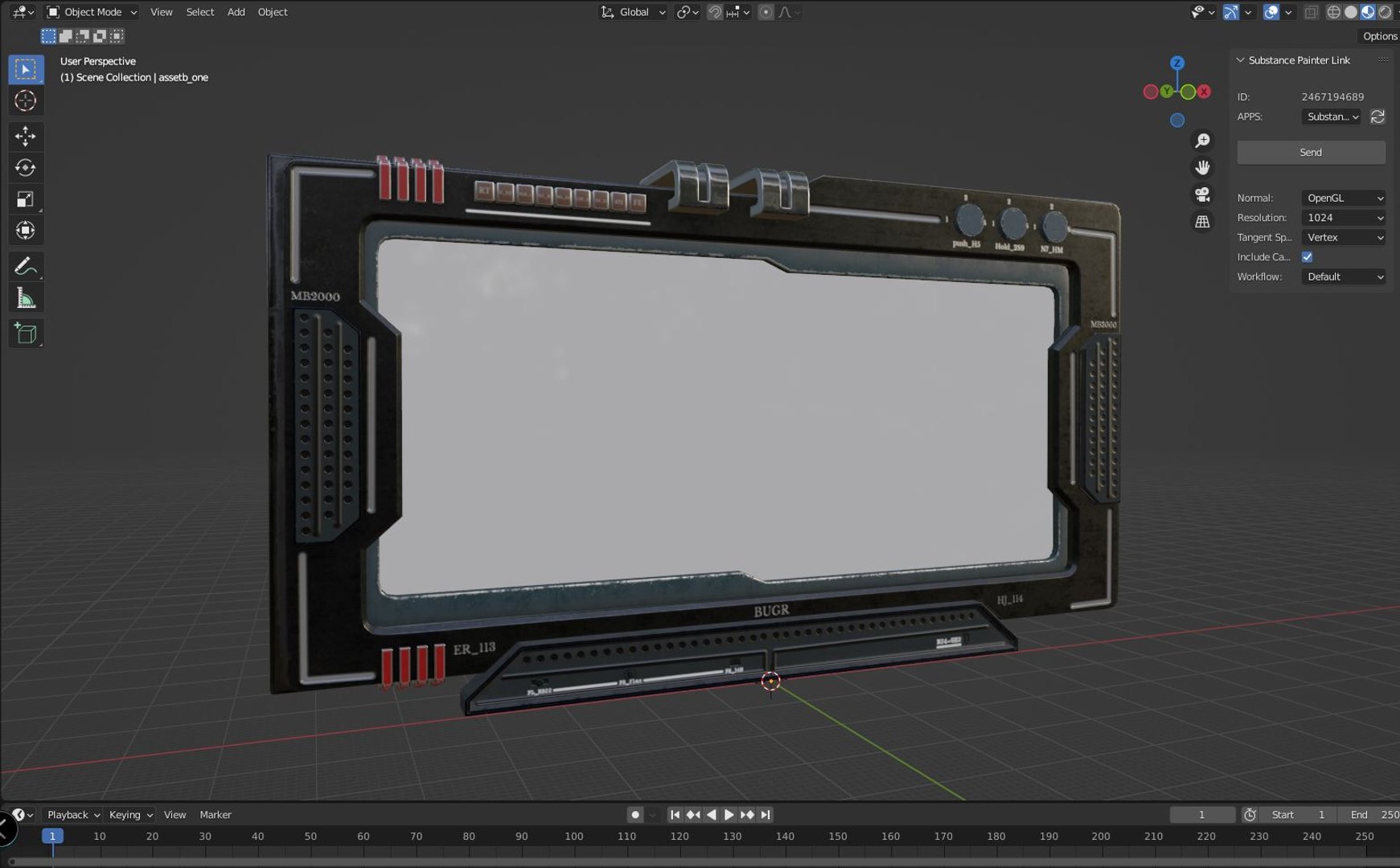 Control panel screen vol 01 3D model - TurboSquid 1868814