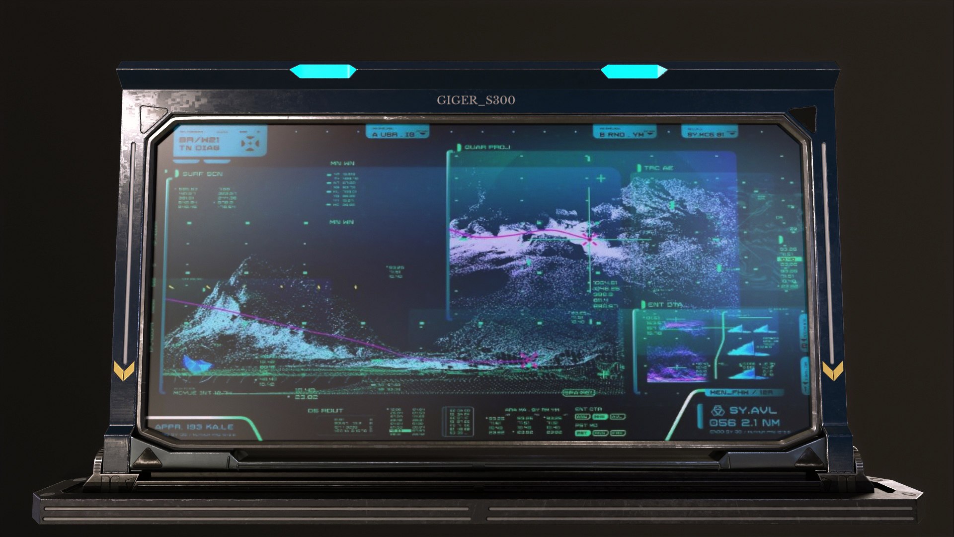 Control Panel Screen Vol 01 3D Model - TurboSquid 1868814