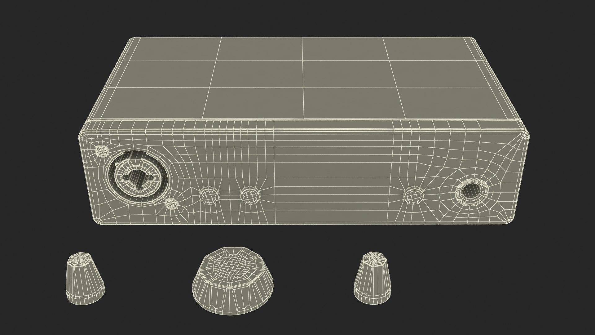 3D Portable USB Audio Interface Model - TurboSquid 2121412