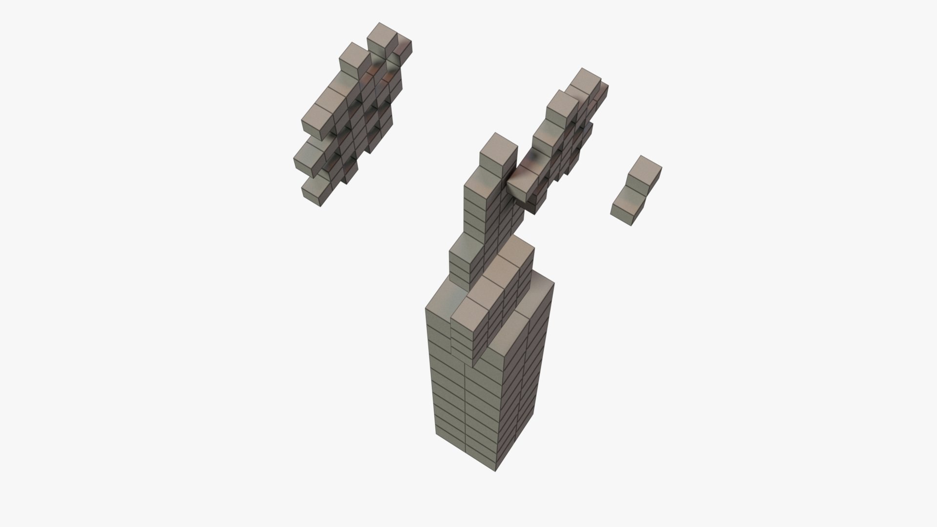 3D Minecraft Torch Model - TurboSquid 1932660
