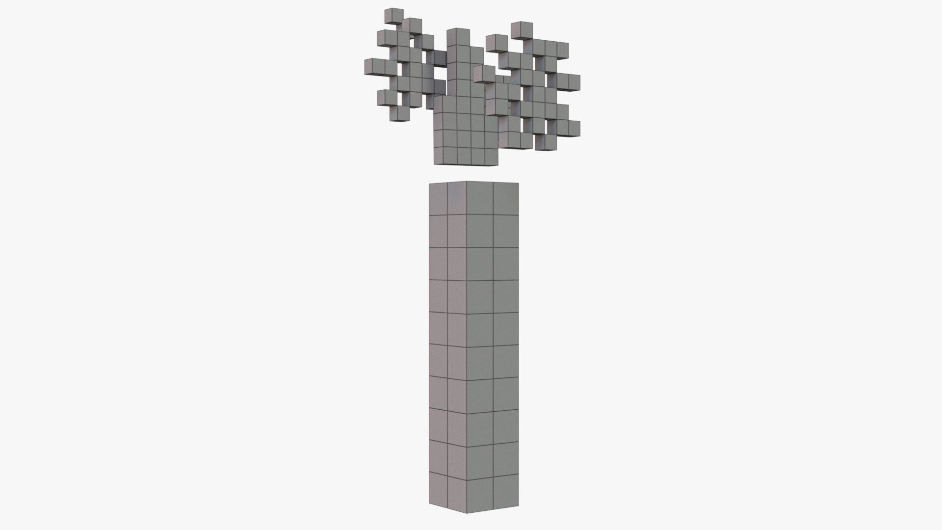 3D Minecraft Torch Model - TurboSquid 1932660
