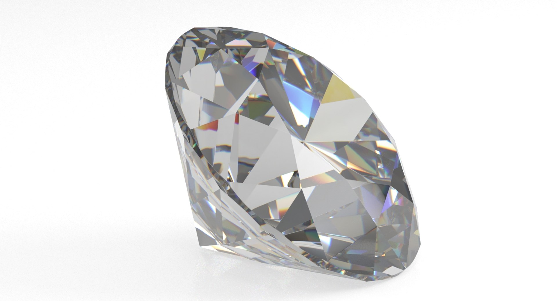 Brilliant Diamond Cut 3D Model - TurboSquid 1210533