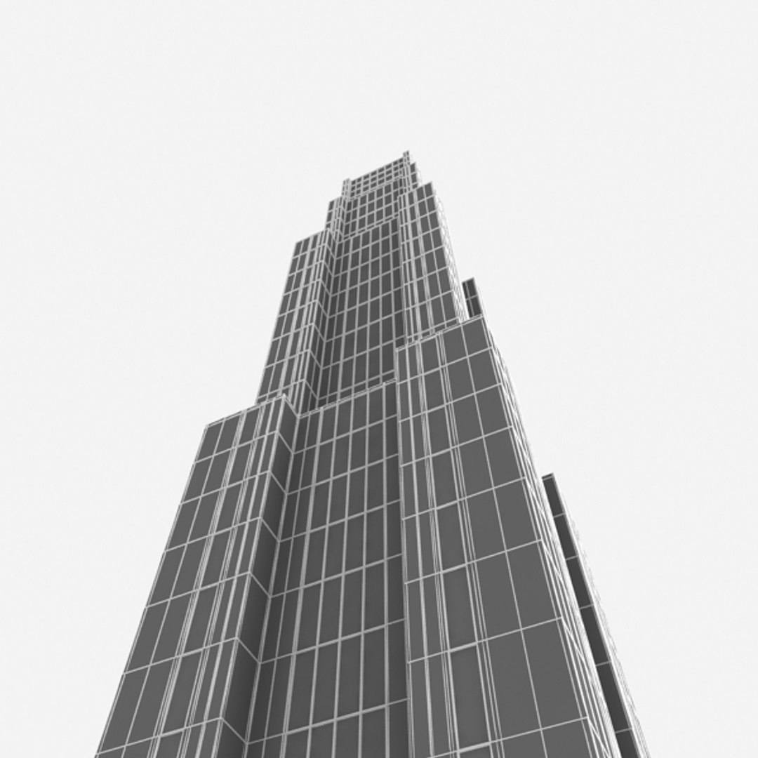 3d skyscraper buildings model