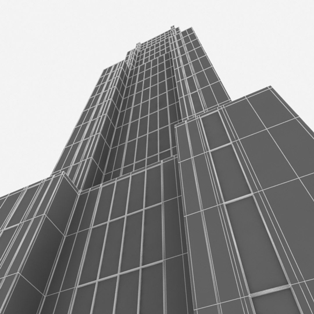 3d skyscraper buildings model