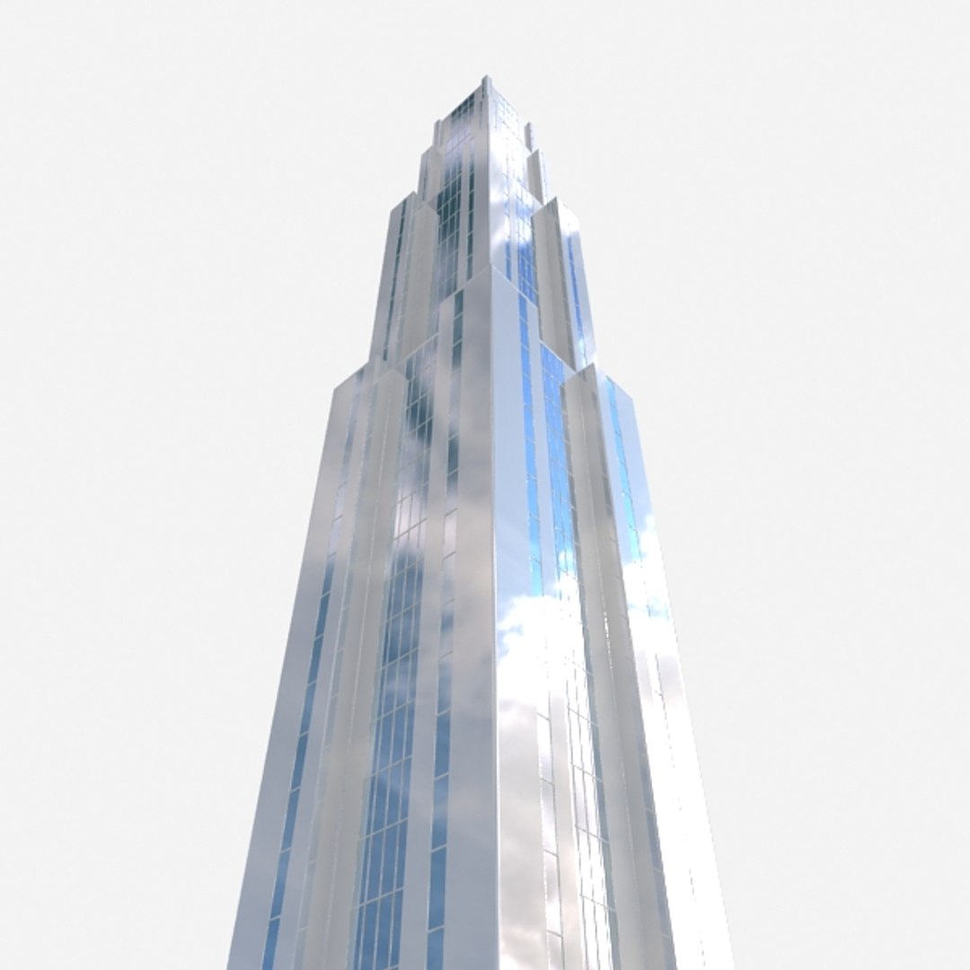 3d skyscraper buildings model
