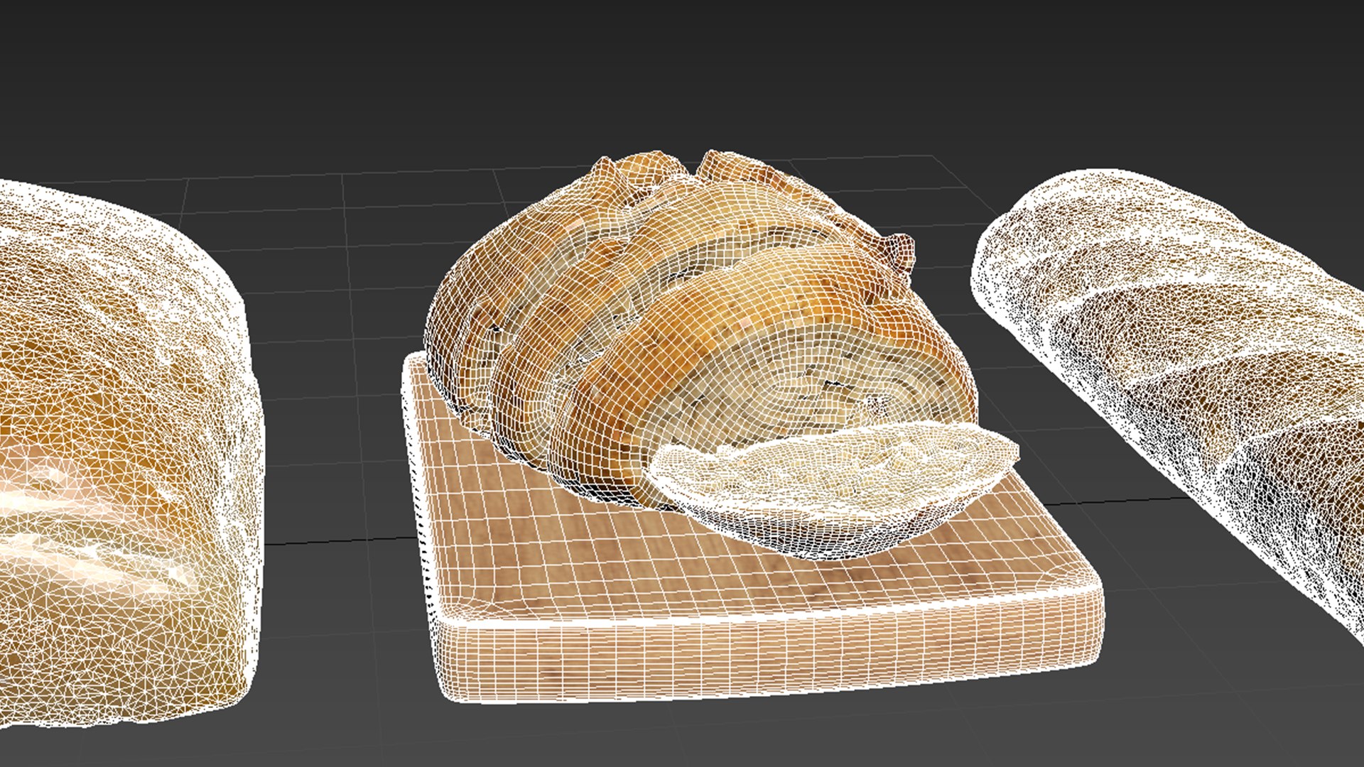 3D Model Bread - TurboSquid 2327069