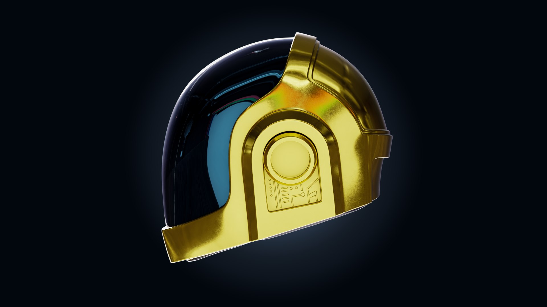 Draft Punk Helmet 3D Model - TurboSquid 2317981