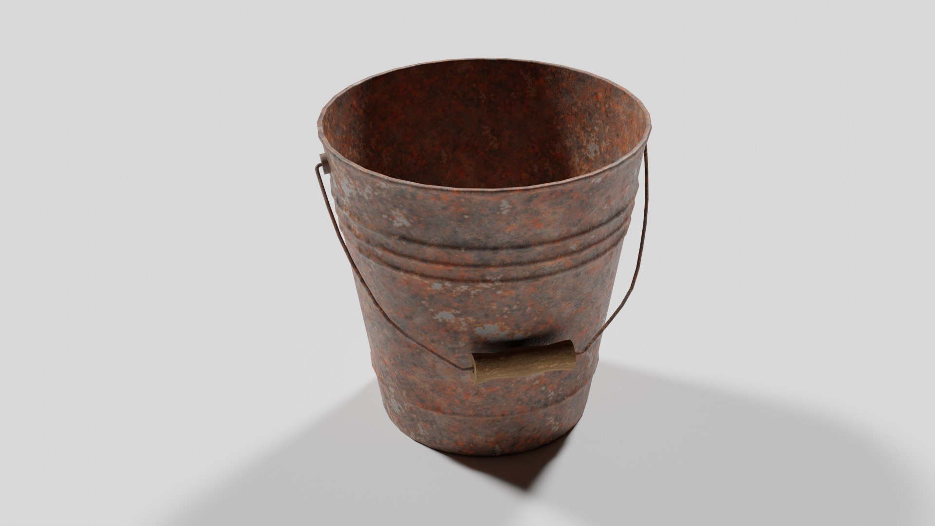 3D Model Pail Rusty - TurboSquid 1799754