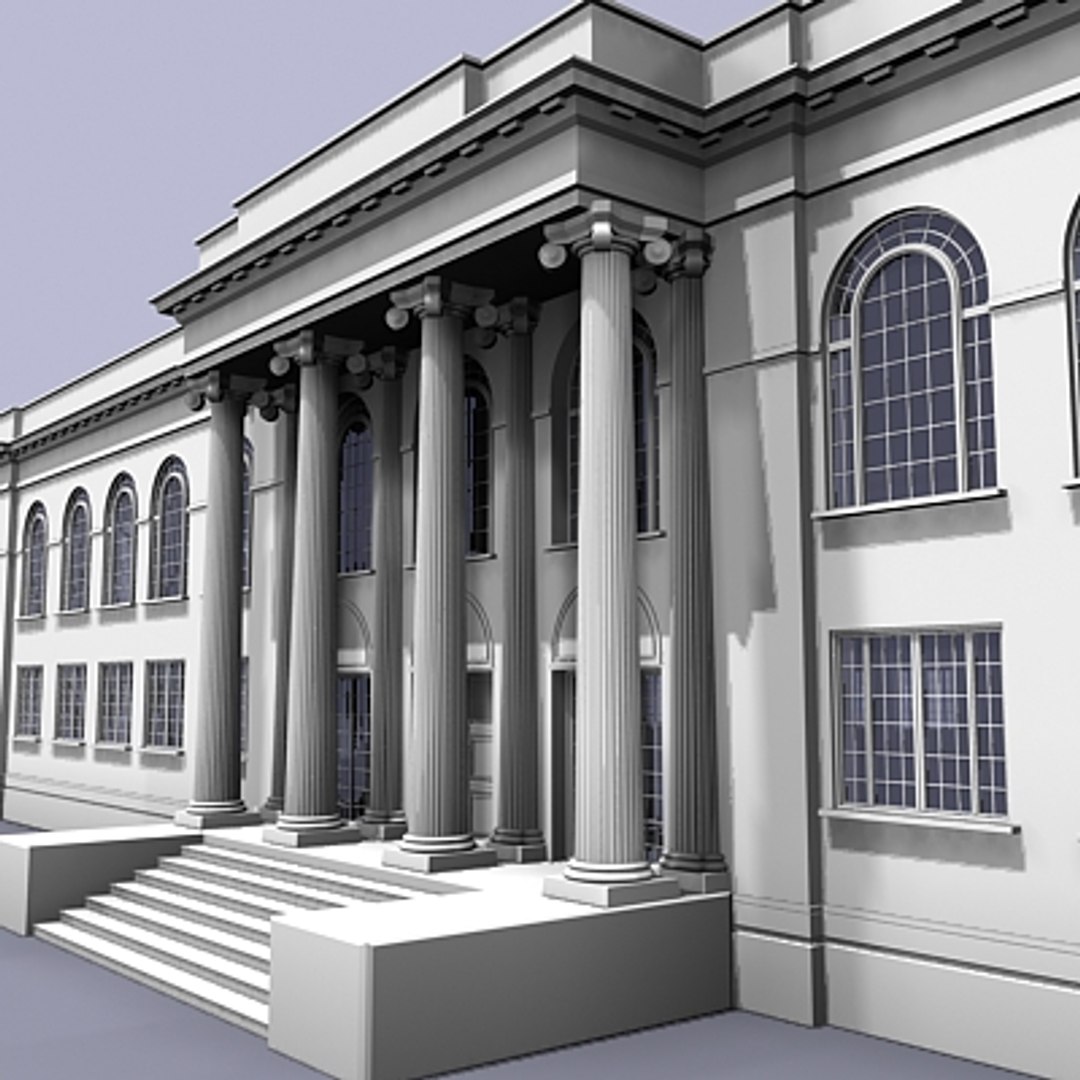 classic building 3d model