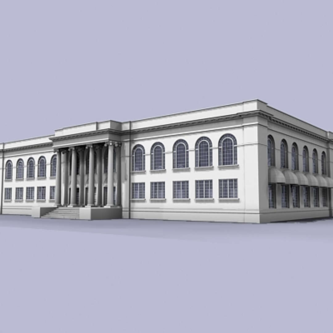 classic building 3d model