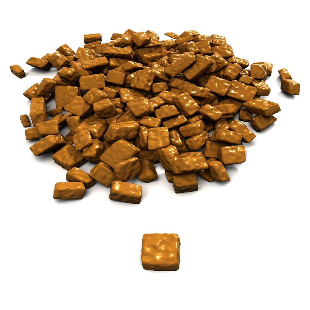 3d model sugar candies