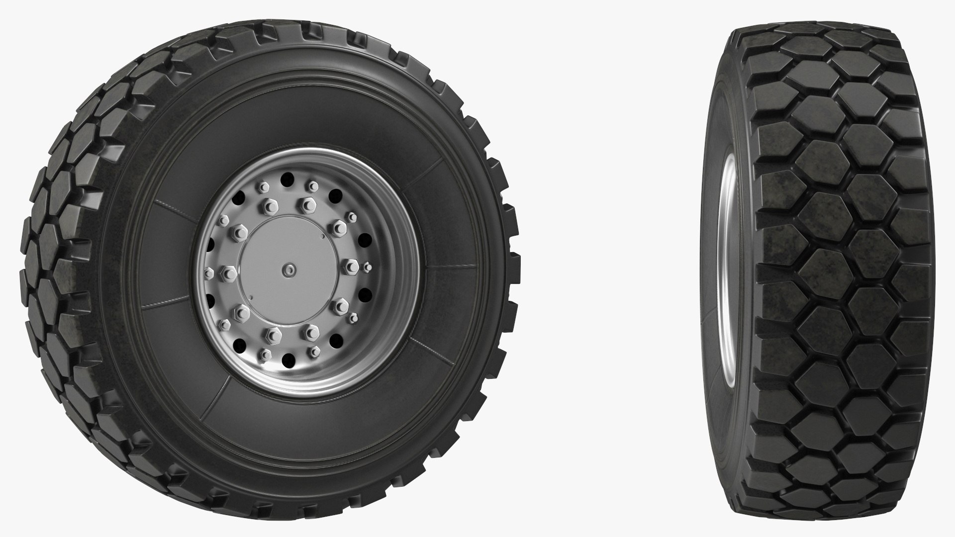 Electric Truck Wheel 3D Model - TurboSquid 2062958