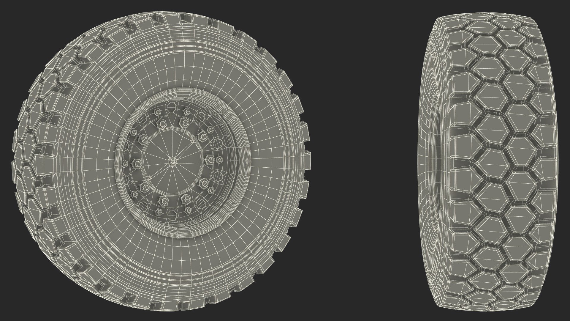 Electric Truck Wheel 3D Model - TurboSquid 2062958