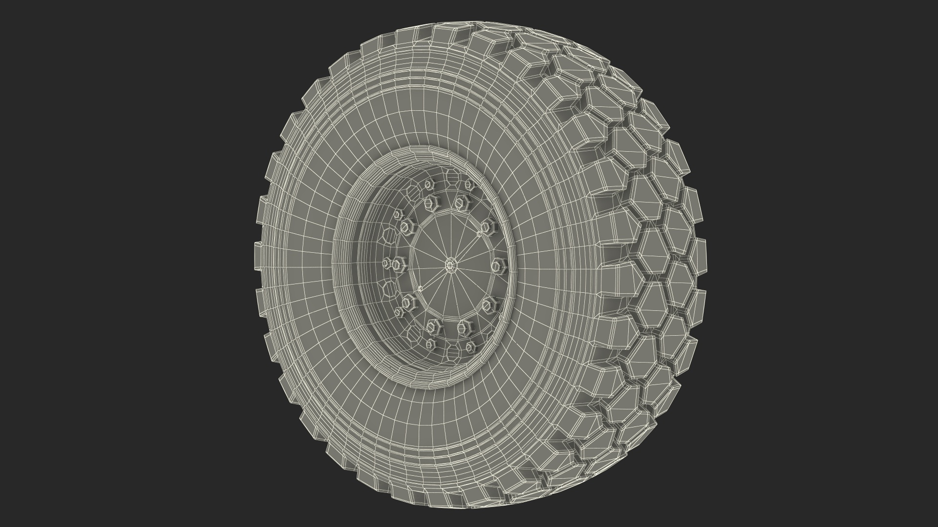 Electric Truck Wheel 3D Model - TurboSquid 2062958