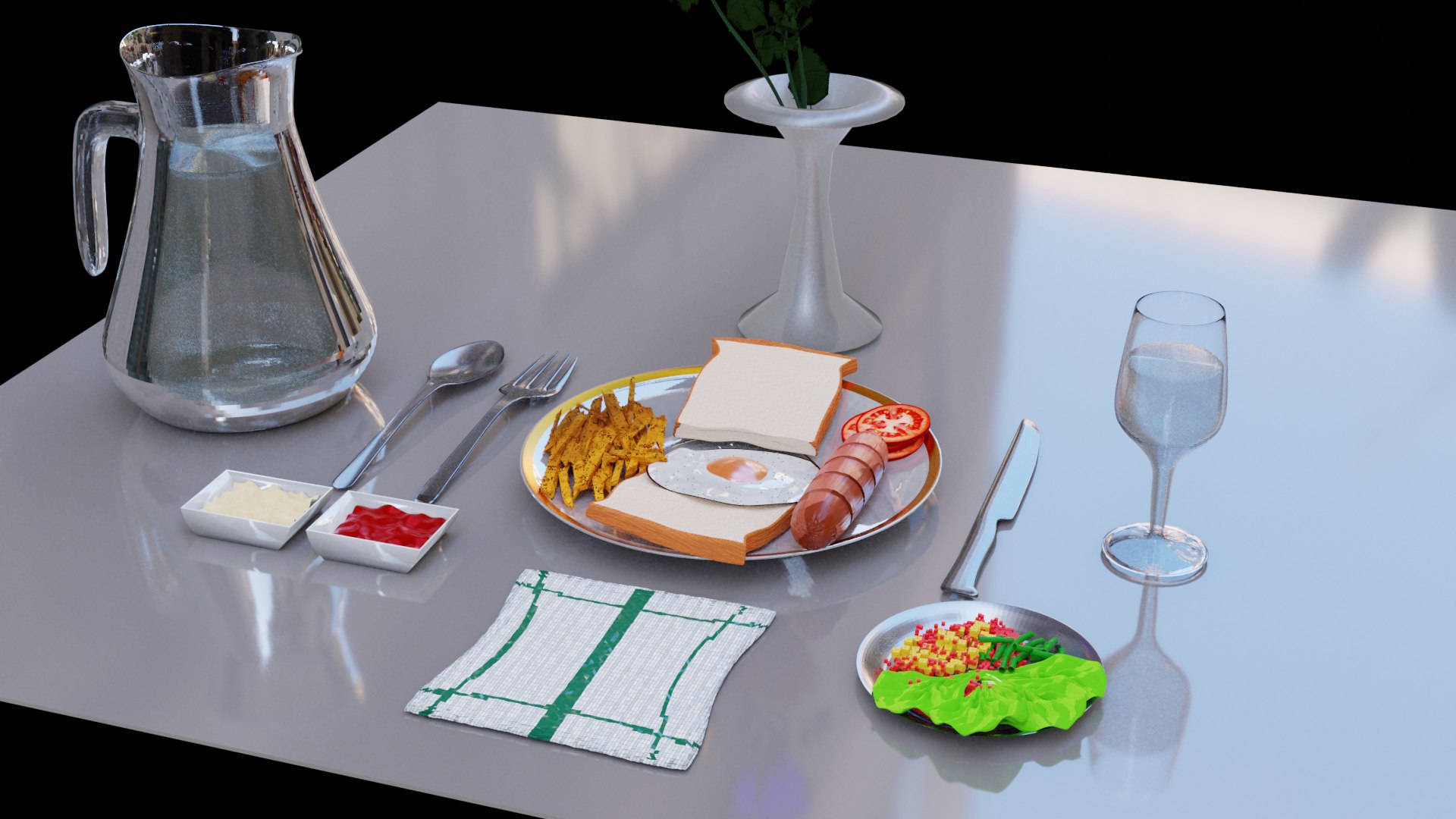 Prepare my breakfast model - TurboSquid 1803390