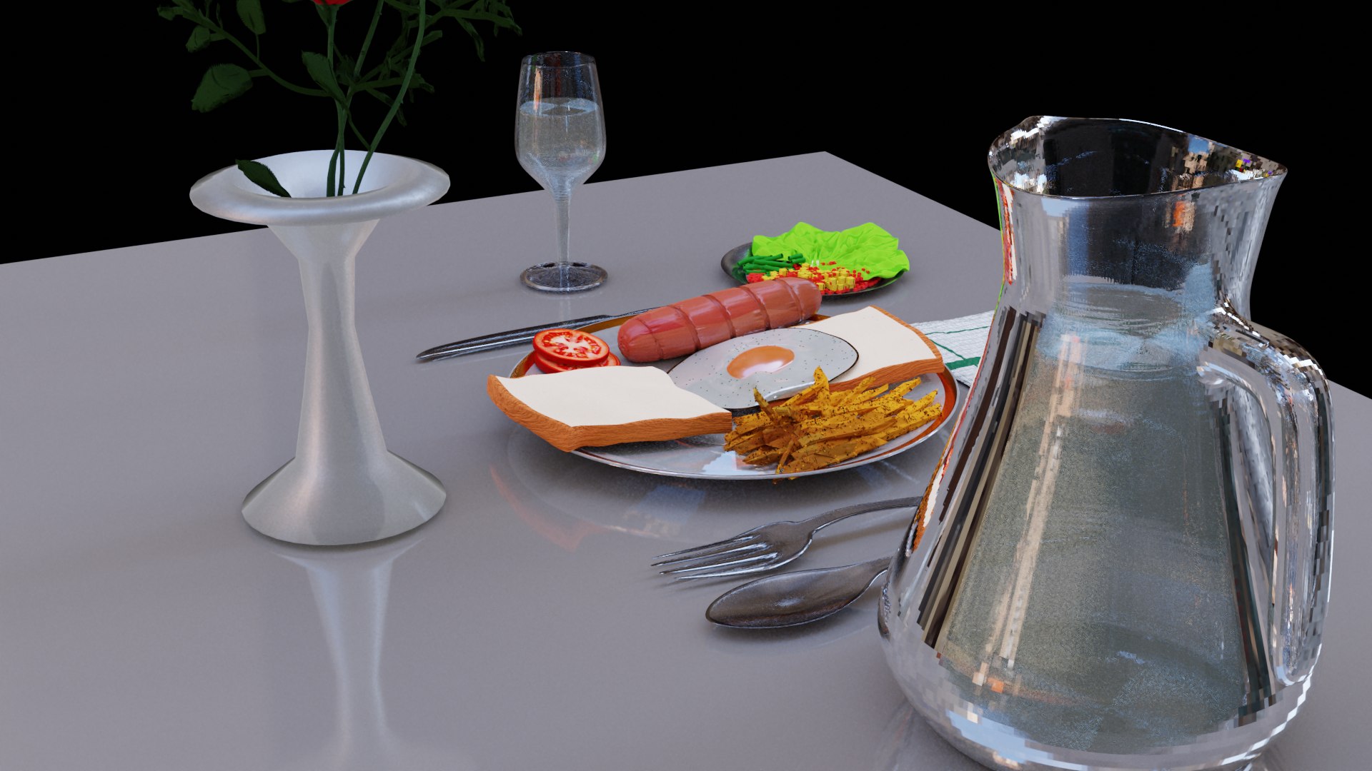 Prepare my breakfast model - TurboSquid 1803390
