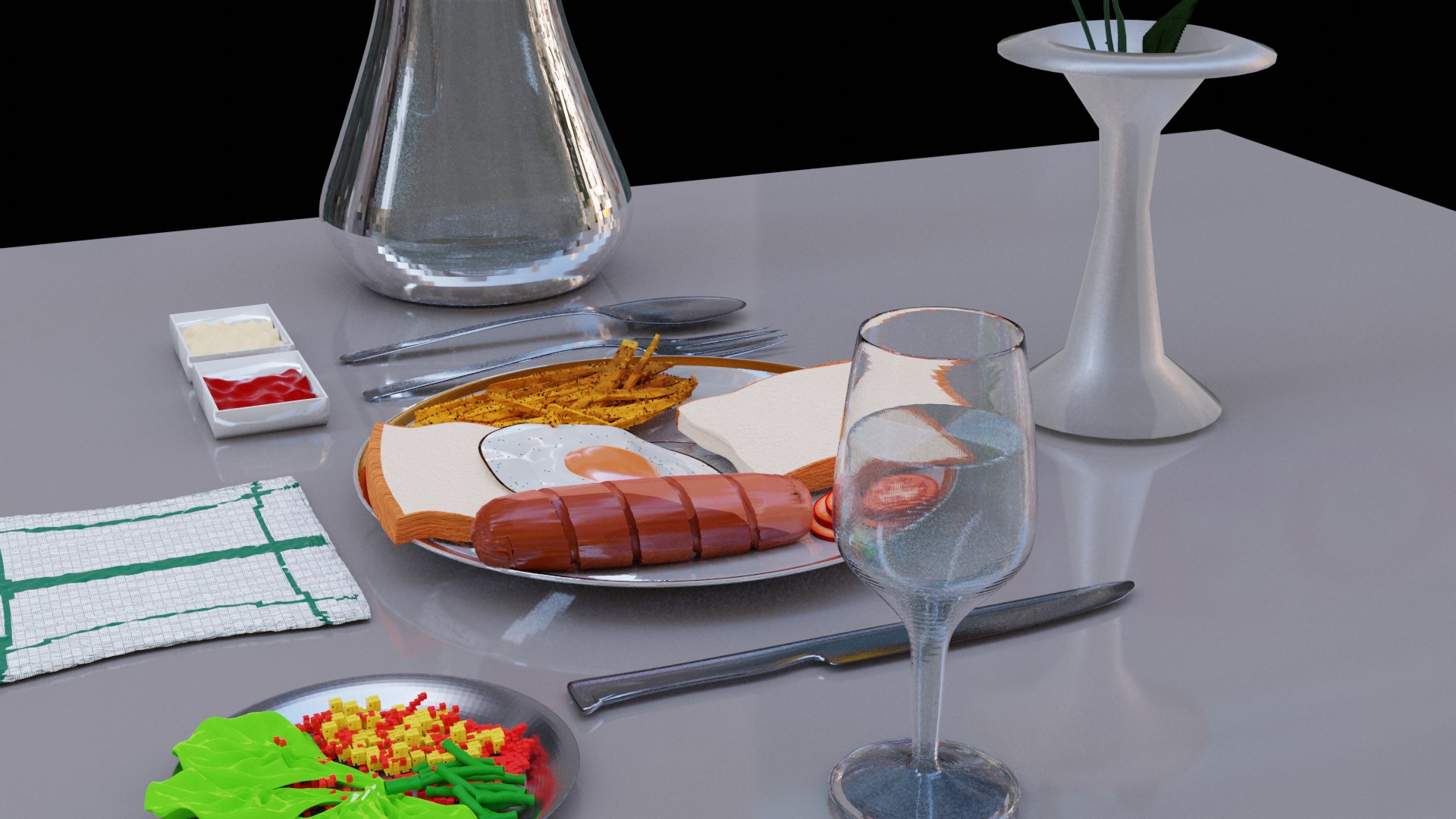 Prepare my breakfast model - TurboSquid 1803390