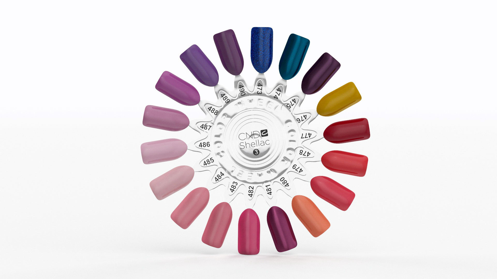Nail Polish Color Display Round 3D Model - TurboSquid 1970906
