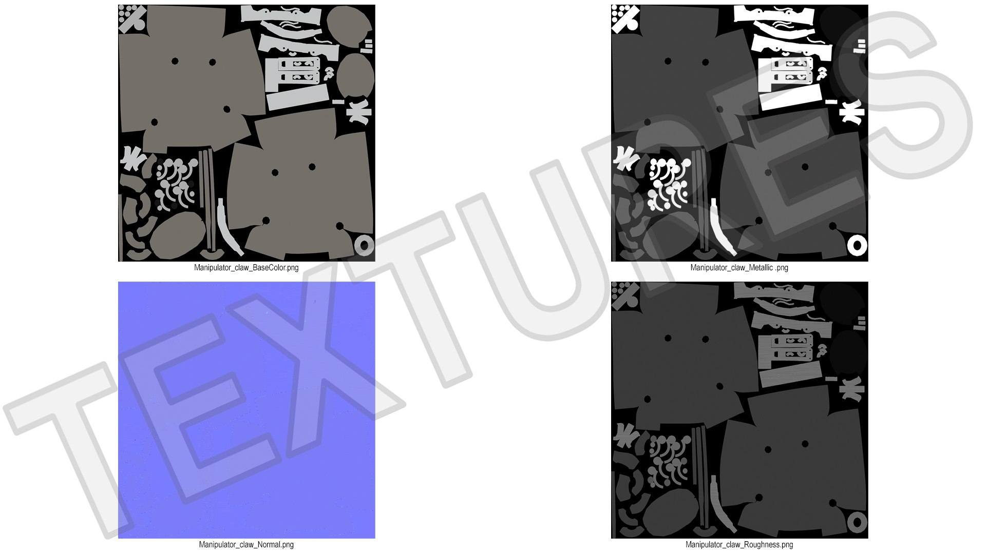 3D Special Manipulator Claw For Robotic Hand Rigged - TurboSquid 2287651