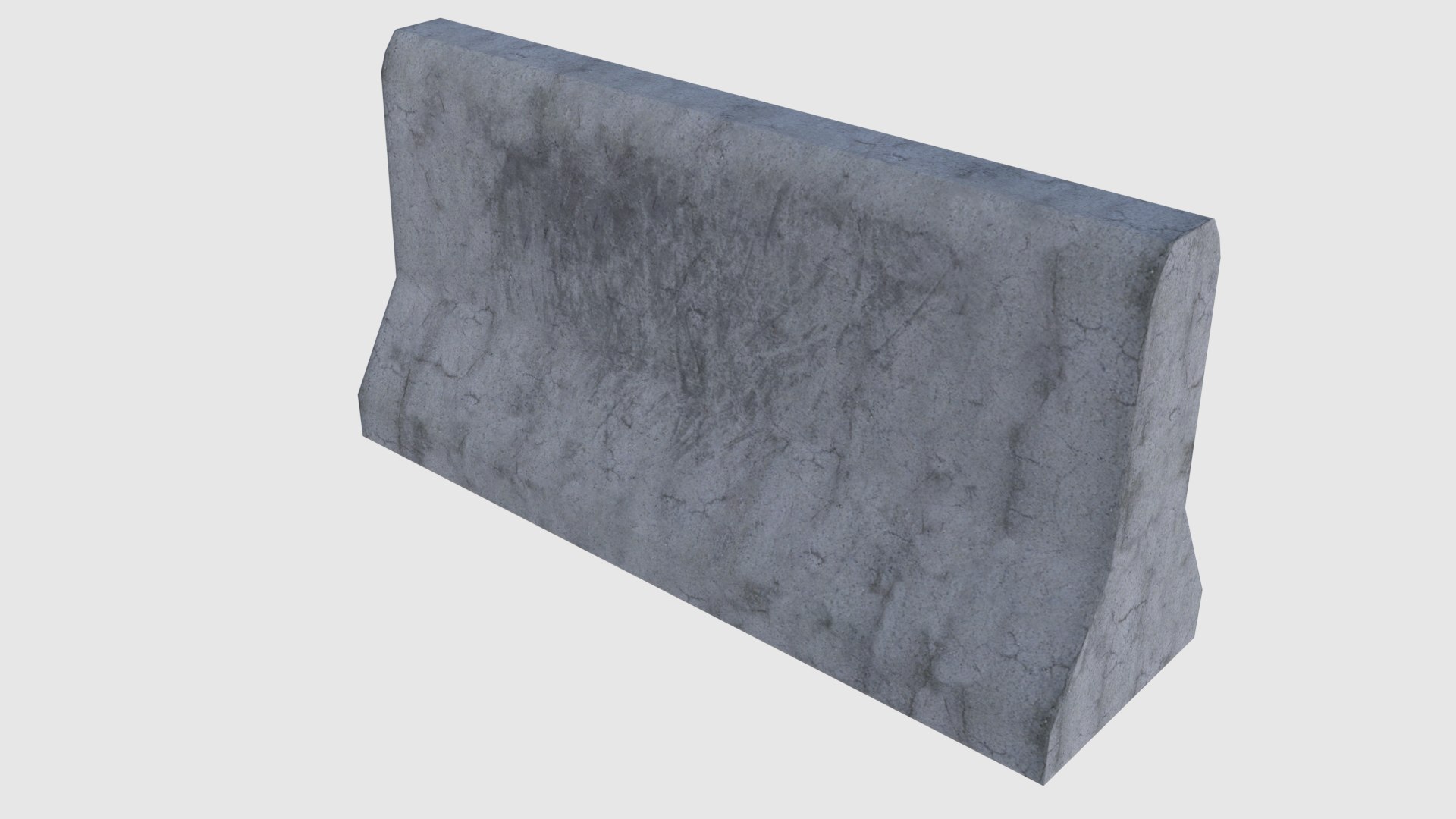 3D Model Ready Concrete Road Blocks - TurboSquid 1218316