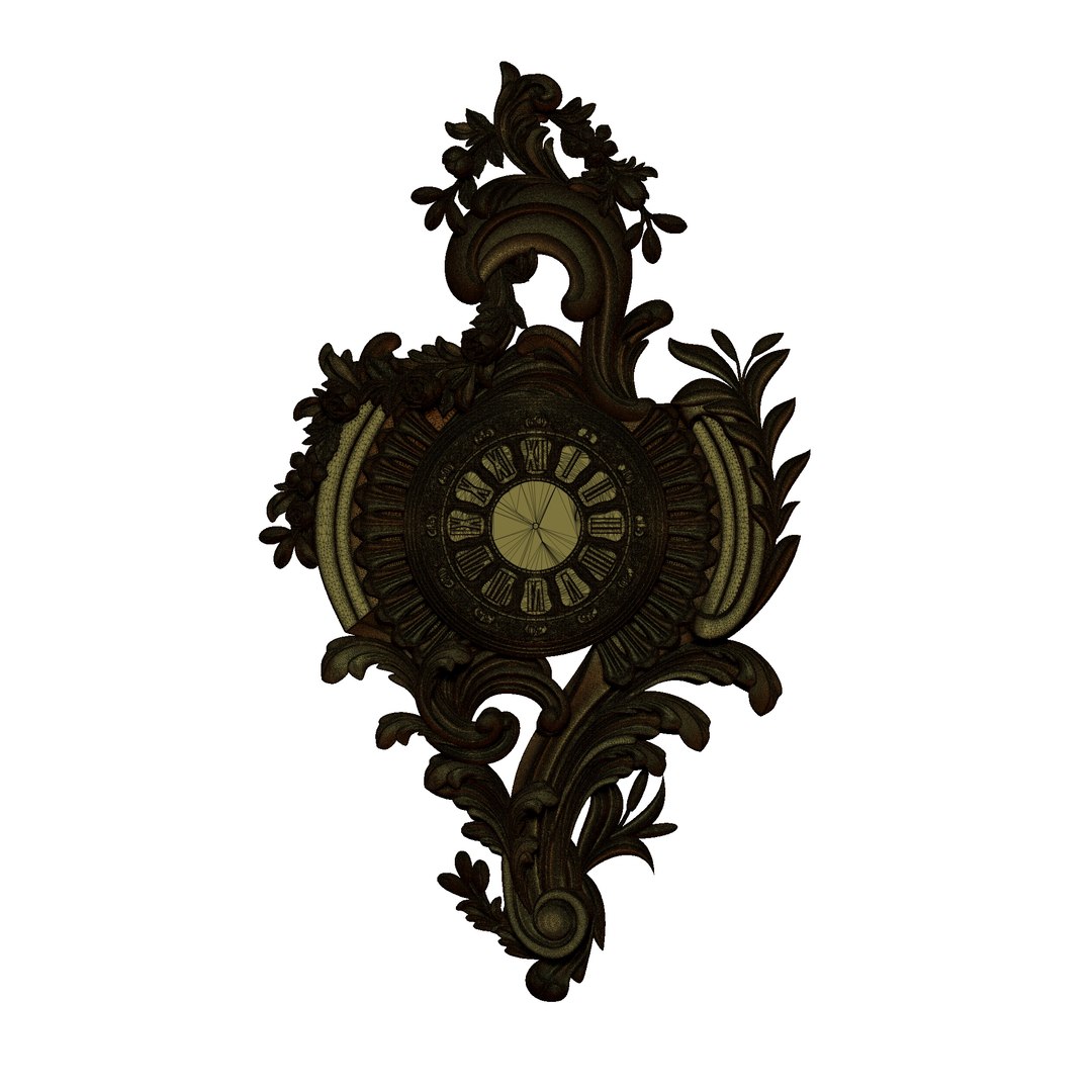 Clock Face 3D Model - TurboSquid 1417703