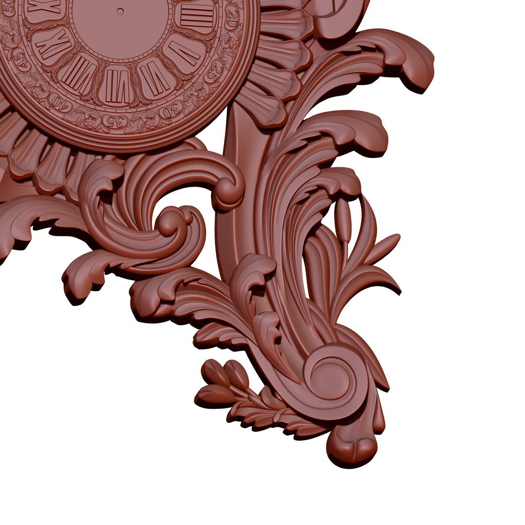 Clock Face 3D Model - TurboSquid 1417703