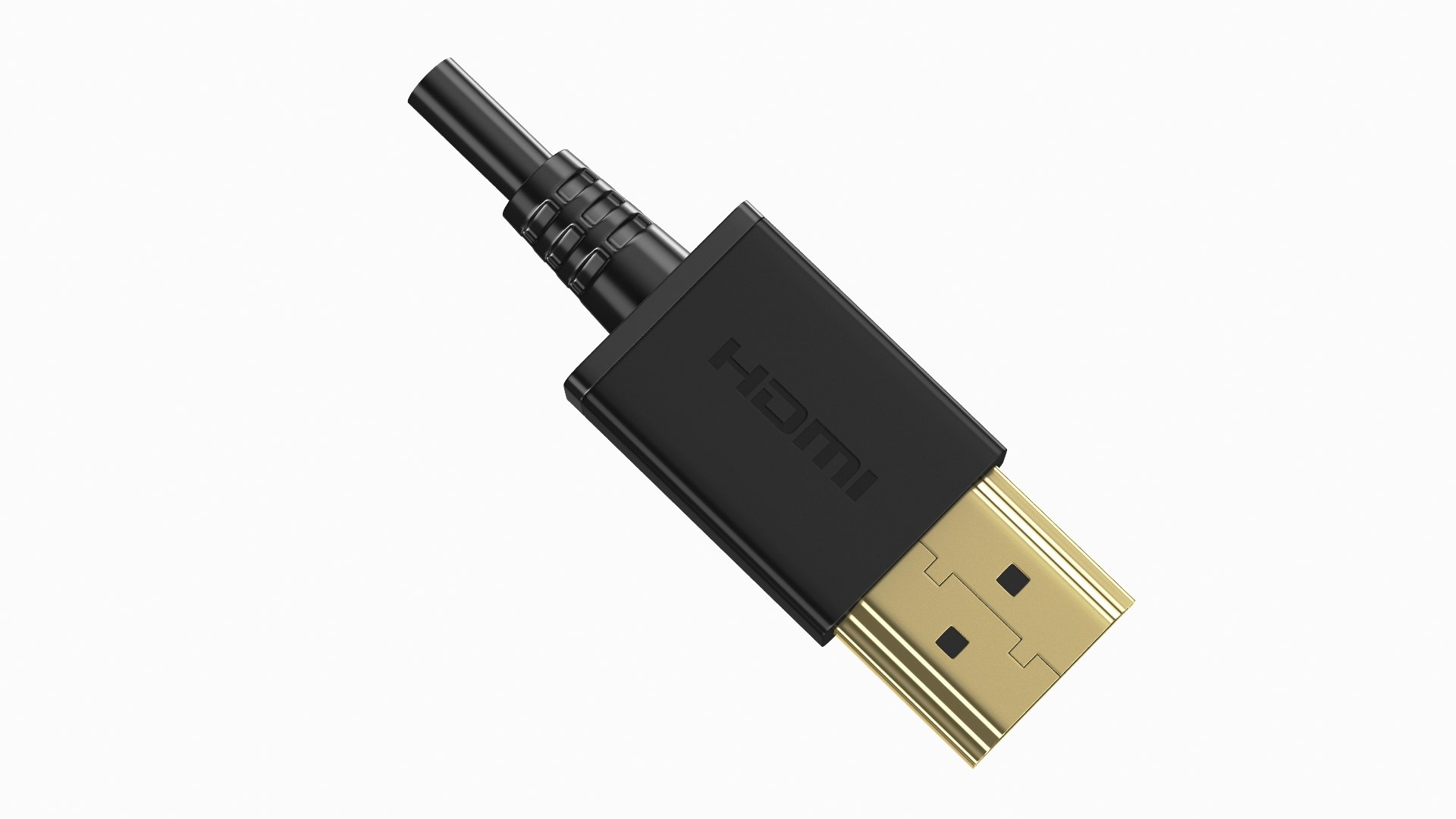 Detailed HDMI Cable 3D Model - TurboSquid 2113159