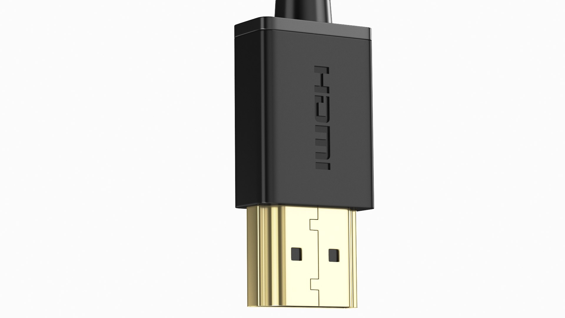 Detailed HDMI Cable 3D Model - TurboSquid 2113159