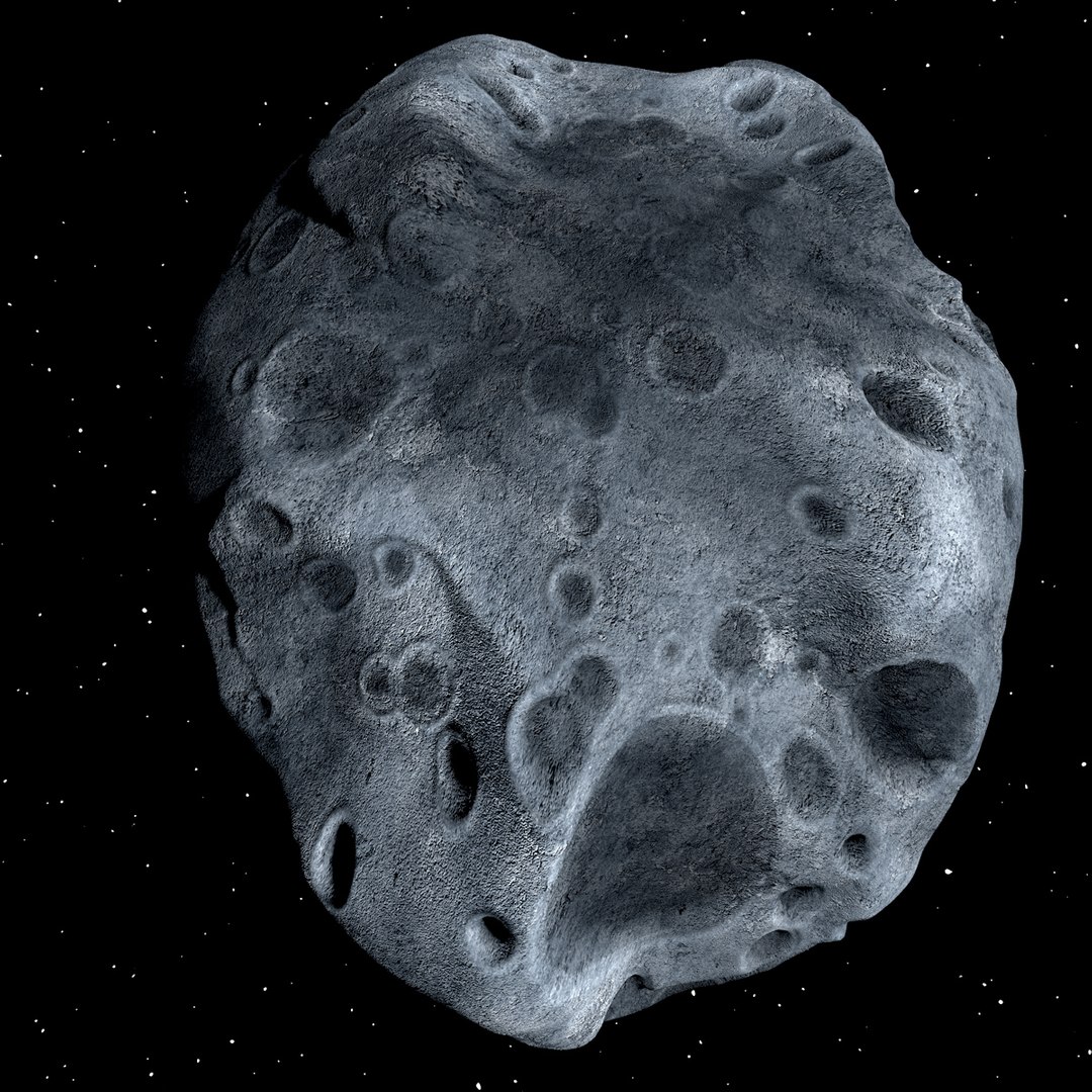 modeled asteroids 3d 3ds