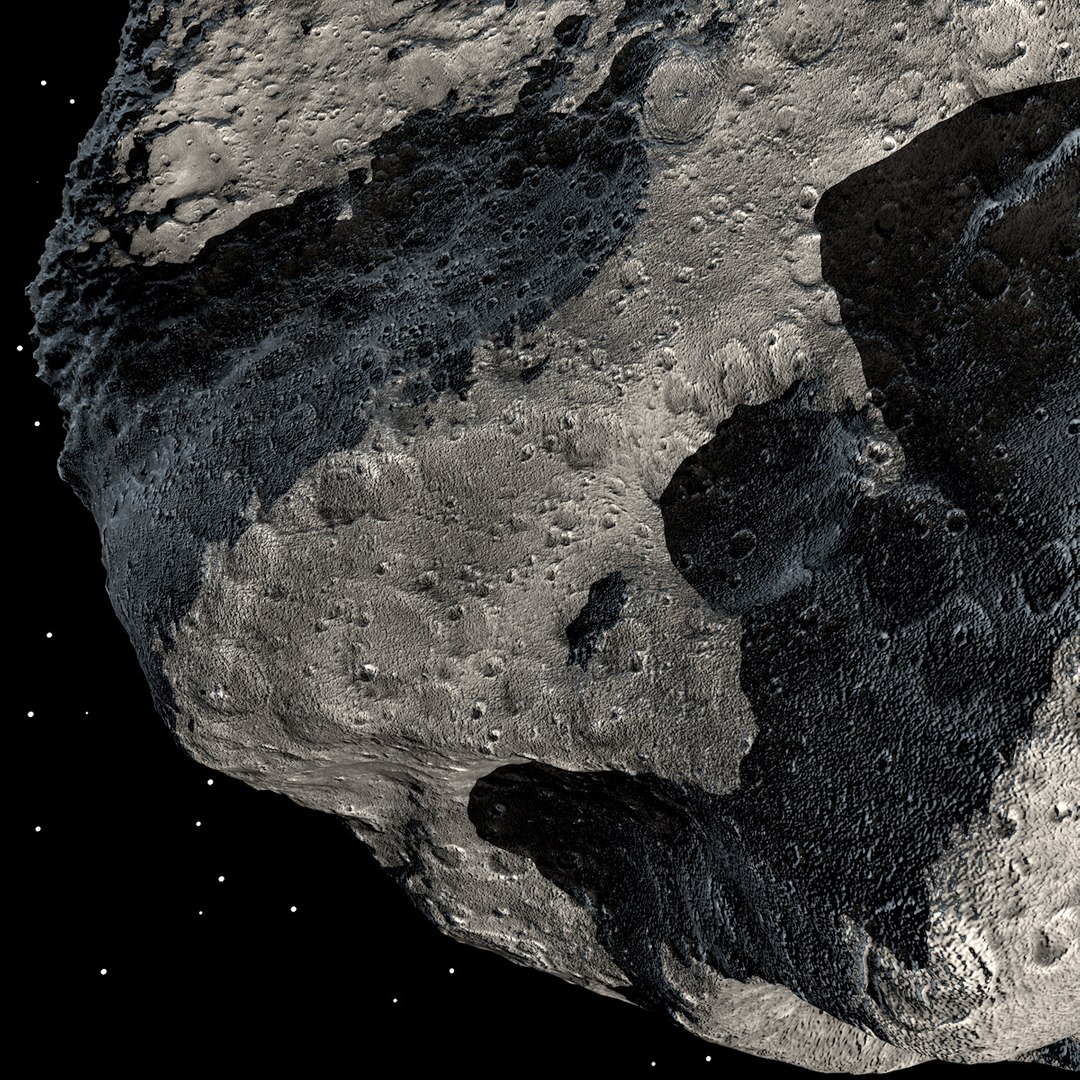 modeled asteroids 3d 3ds
