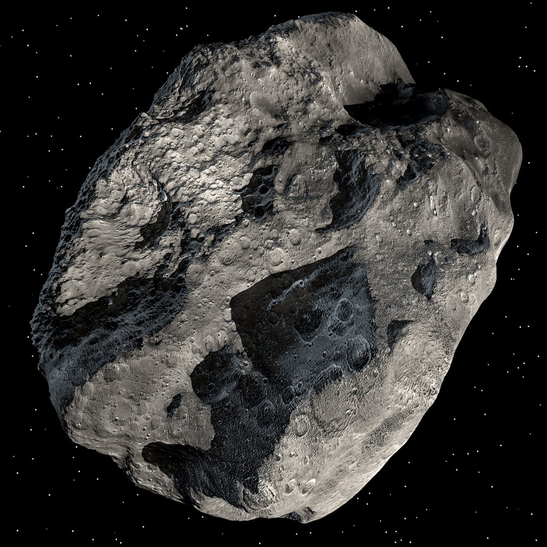 modeled asteroids 3d 3ds