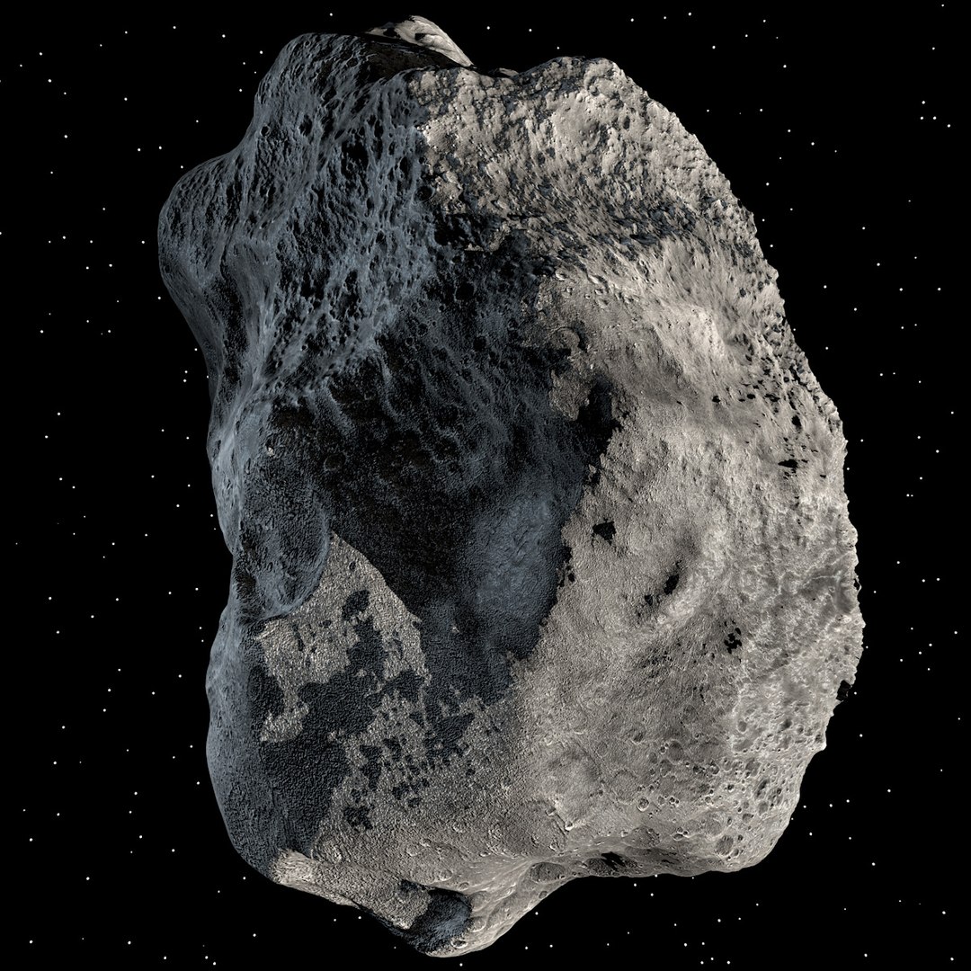 modeled asteroids 3d 3ds