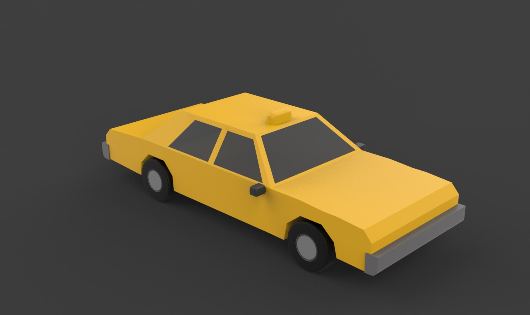 3D Taxi Low Poly Low-poly 3D Model Model - TurboSquid 2343191