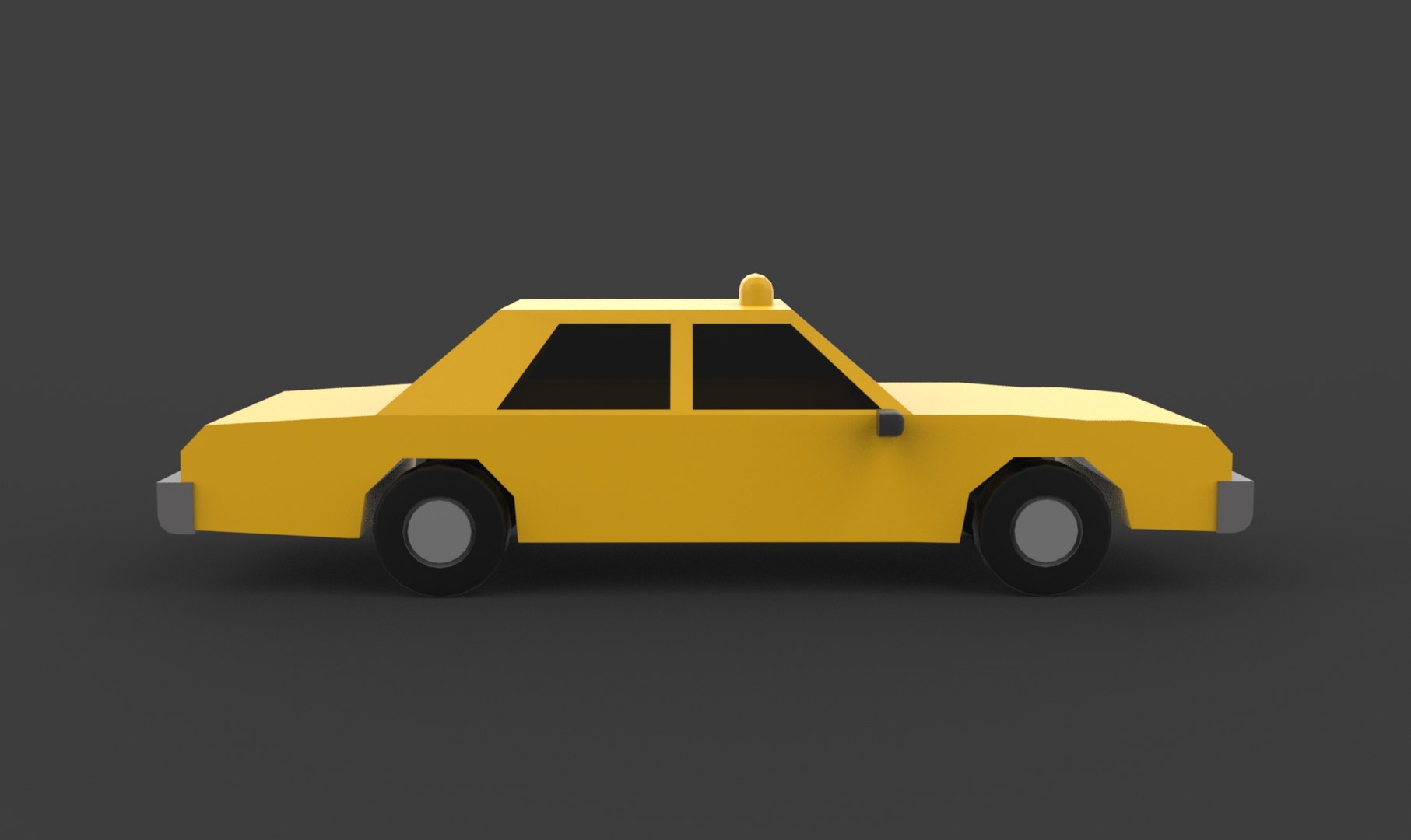 3D Taxi Low Poly Low-poly 3D Model Model - TurboSquid 2343191