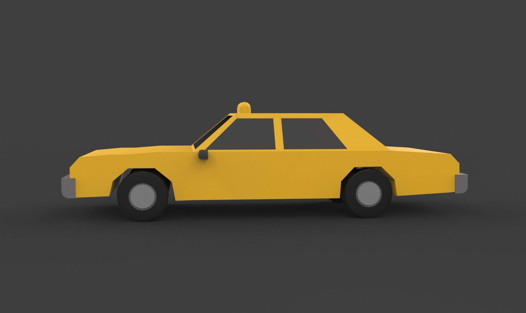 3D Taxi Low Poly Low-poly 3D Model Model - TurboSquid 2343191