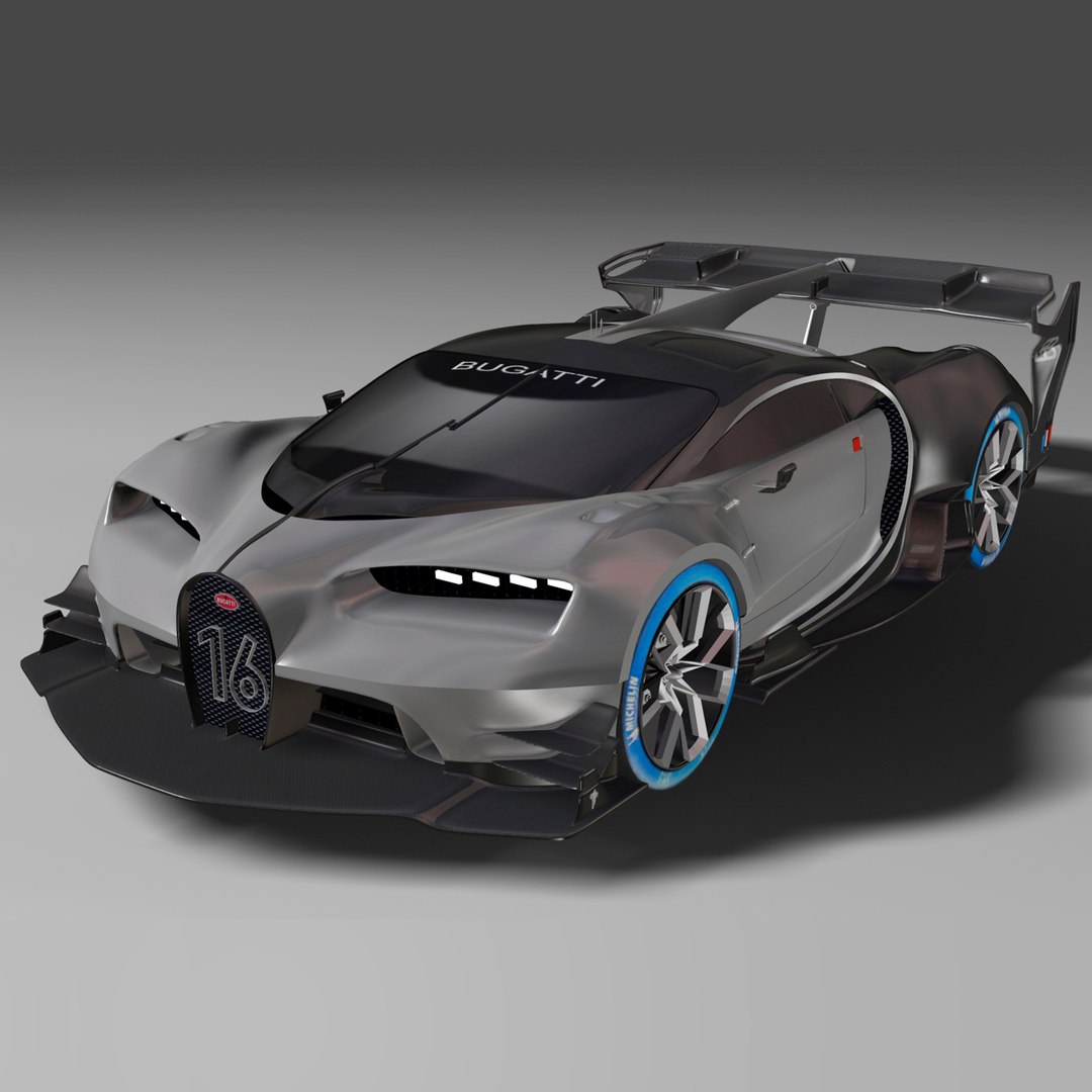 3D Bugatti Vision Gran Turismo - TurboSquid 2029190