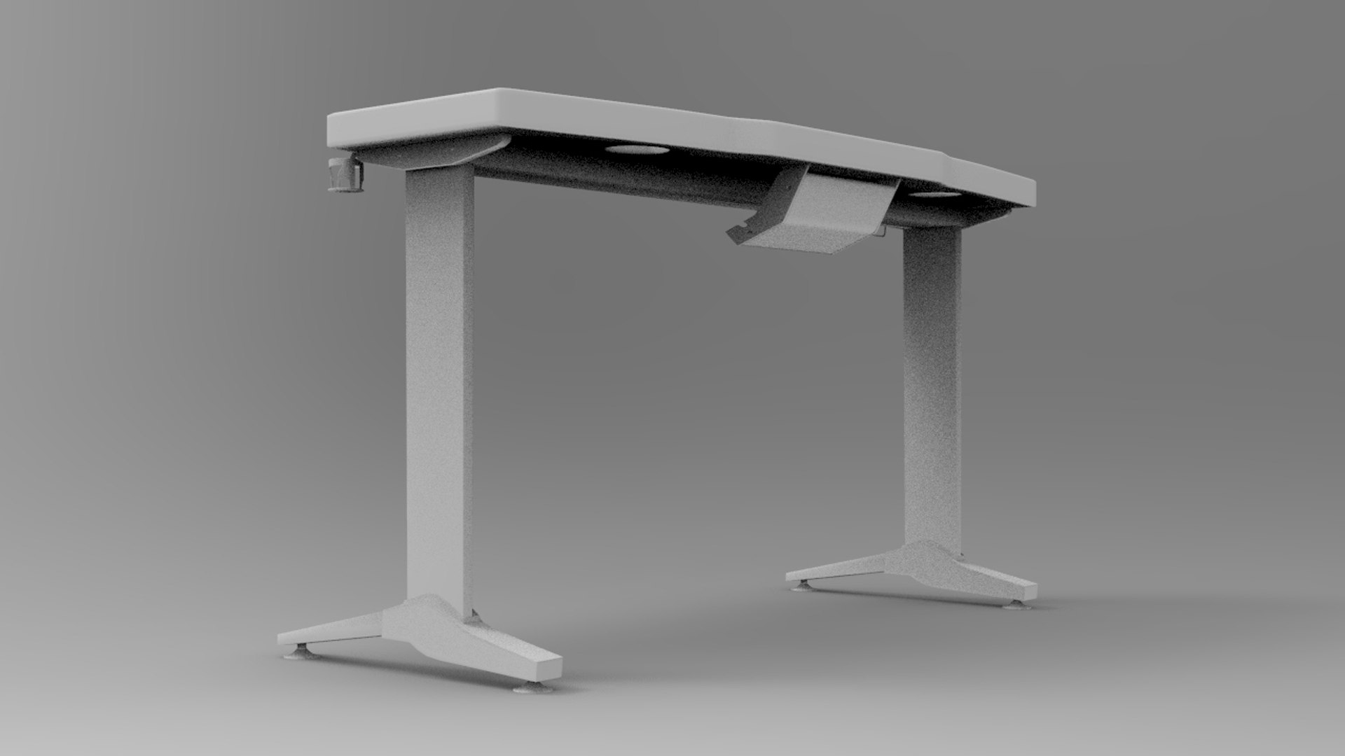 3D gamer table model - TurboSquid 1649336
