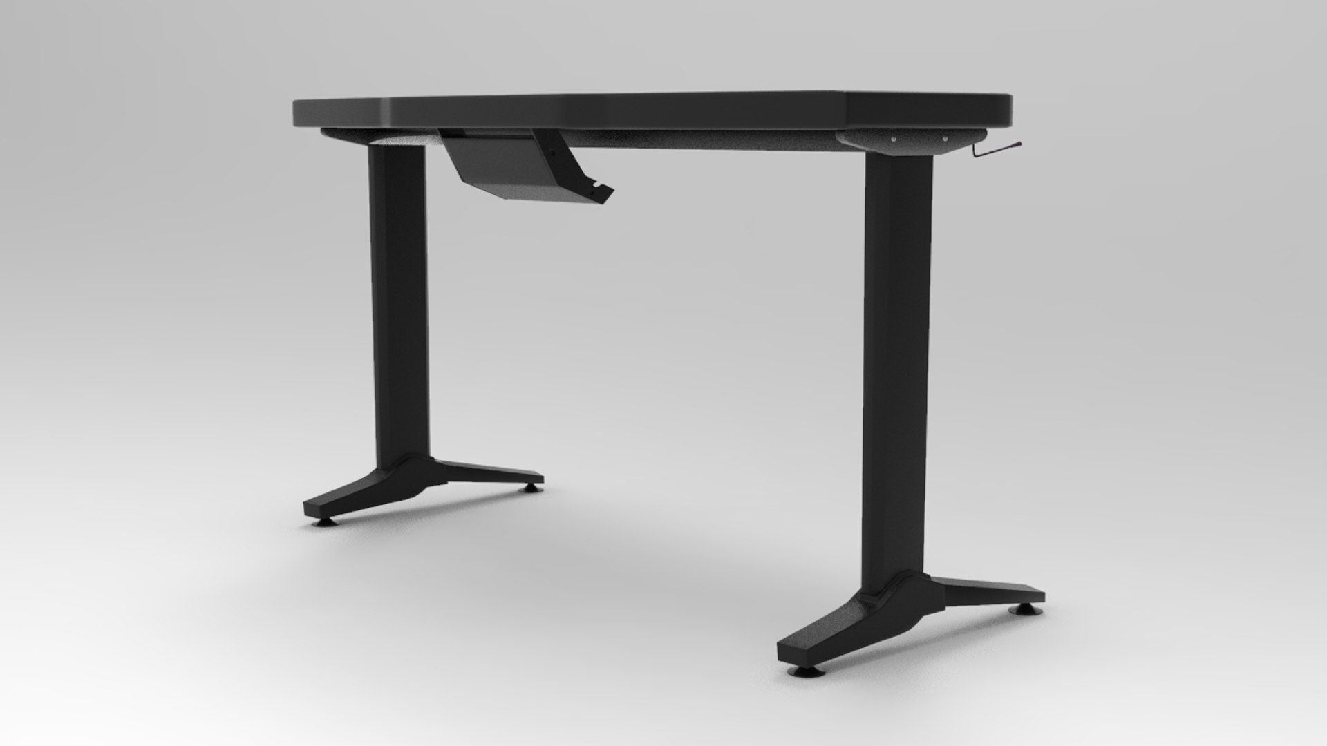 3D gamer table model - TurboSquid 1649336