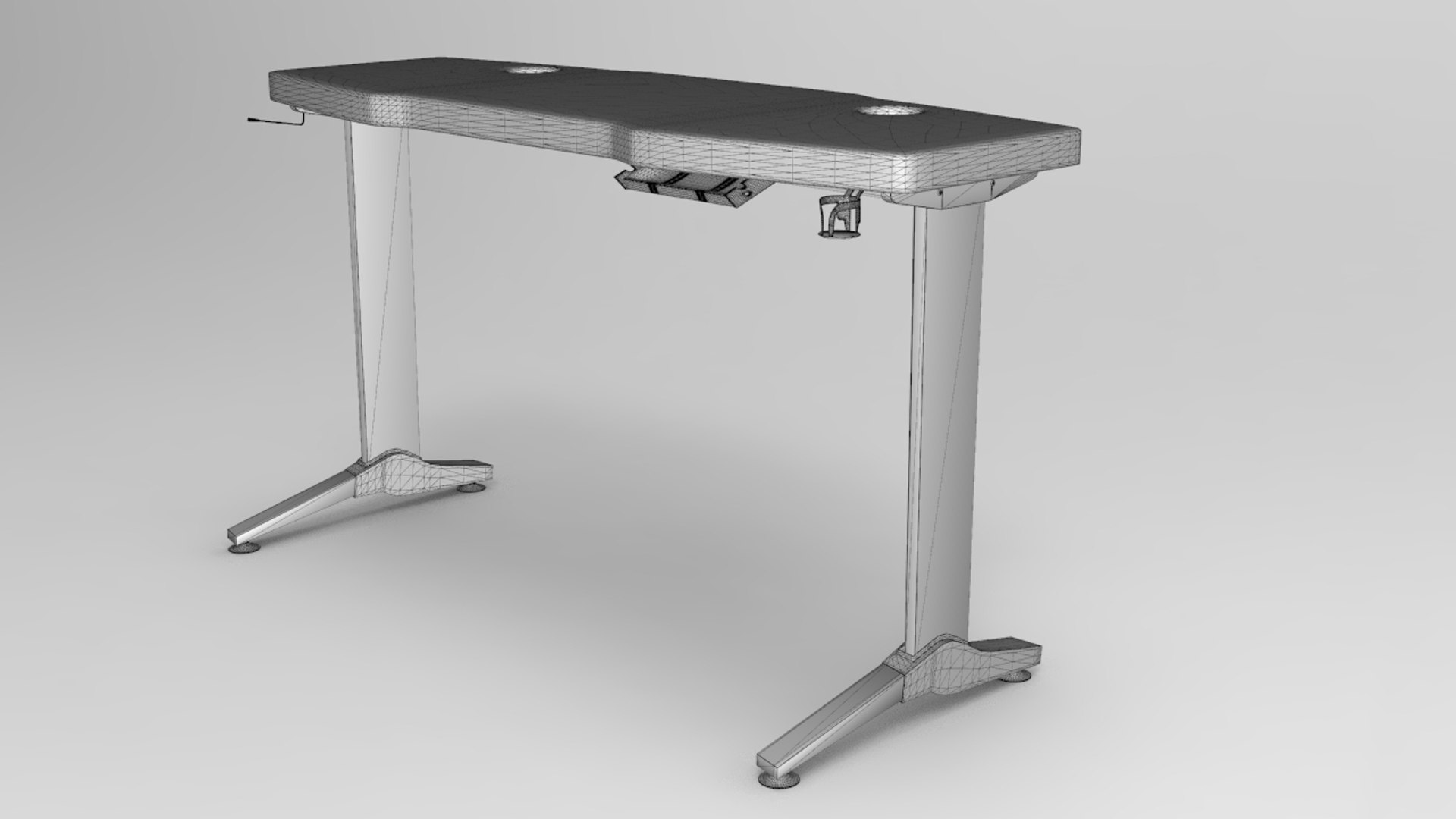 3D gamer table model - TurboSquid 1649336