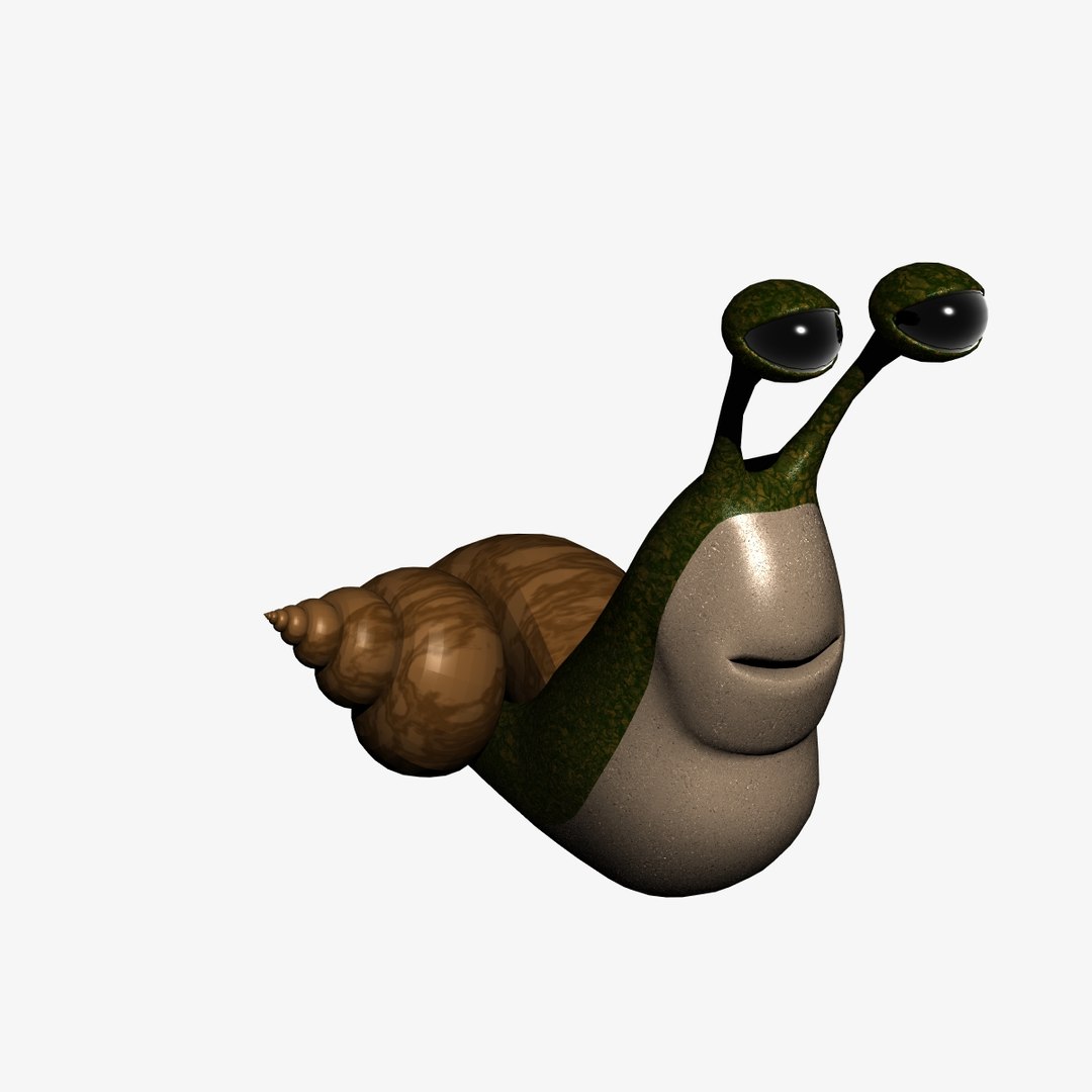 cartoon snail 3d 3ds