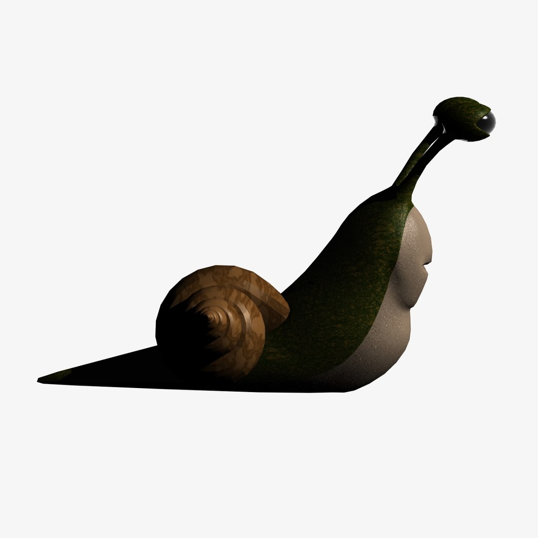 cartoon snail 3d 3ds
