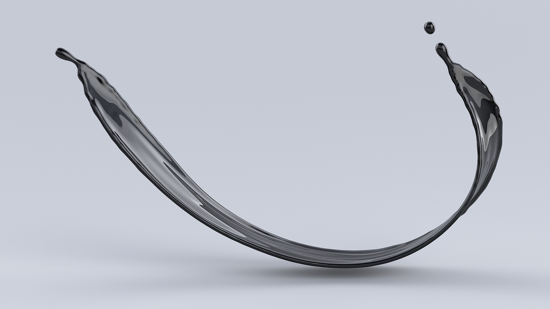 3D Elegant Curved Splash 07 Model - TurboSquid 2033105