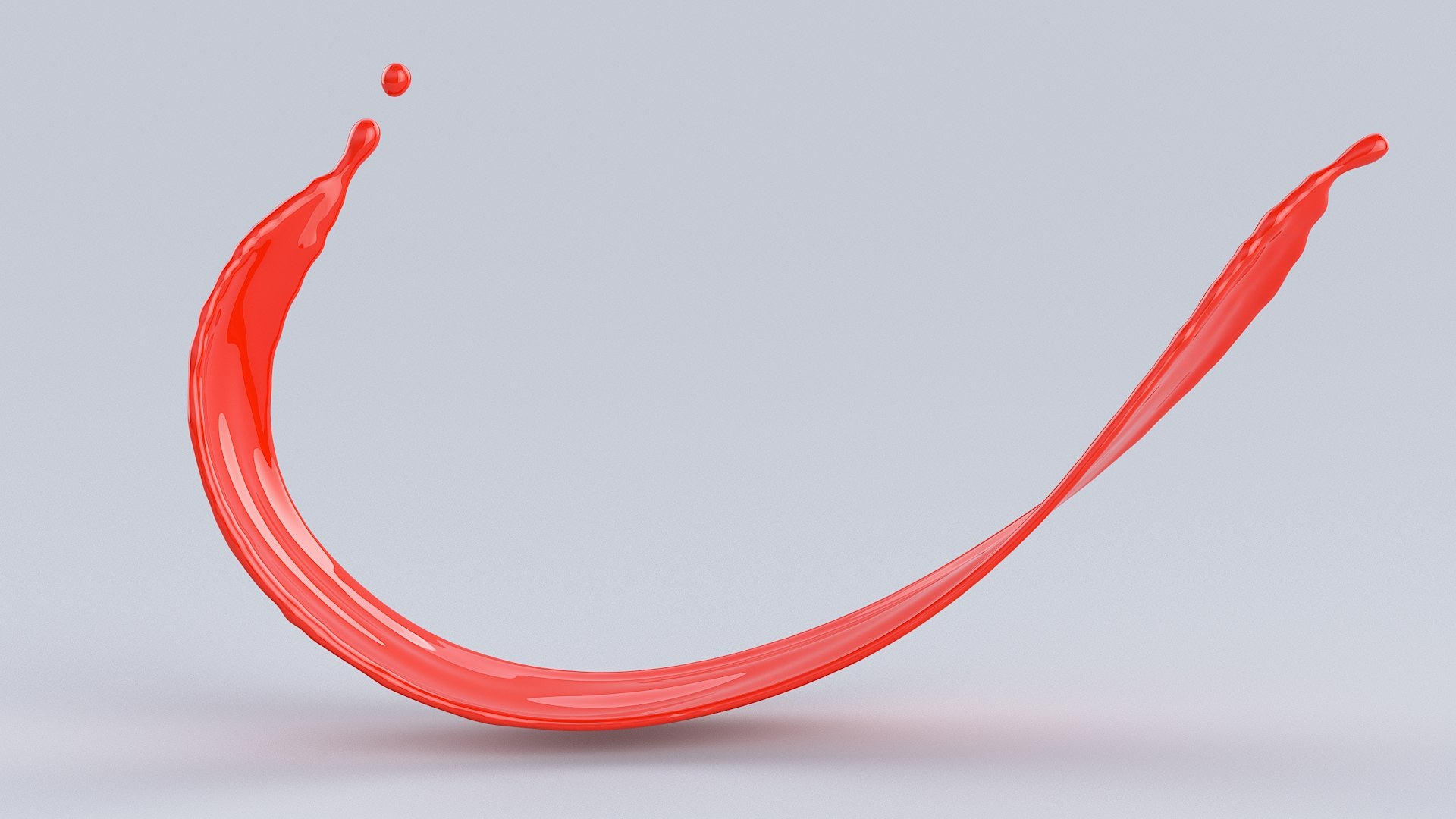 3D Elegant Curved Splash 07 Model - TurboSquid 2033105